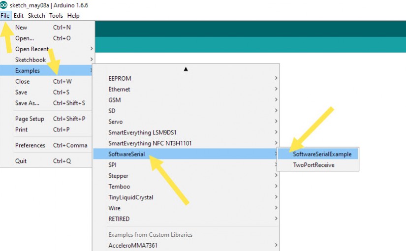 جلسه بیست و سوم : ارسال AT Command – وبلاگ آردوینو